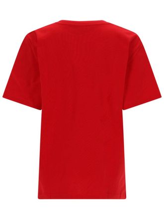 A.P.C. Logo-Embroidered Cotton T-shirt - Red
