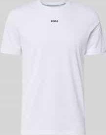 HUGO BOSS Slim Fit Sport-T-Shirt mit Label-Print Modell TS_Active