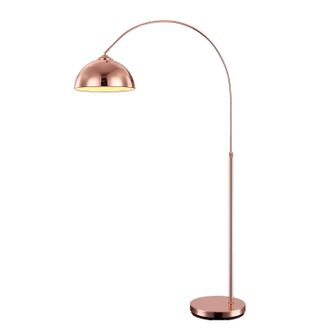 Globo Lighting home24 Stehleuchte Newcastle 92 x 196 x 30cm Kupfer Eisen, lackiert E27