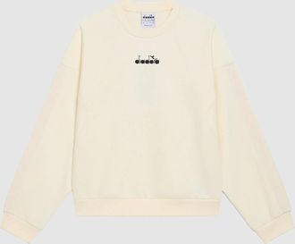 Diadora Sweatshirt Logo Bianco Sospiro