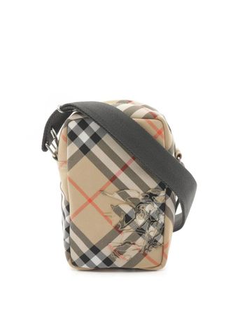 Burberry sac porté épaule à motif Vintage Check (années 2020) - Tons neutres