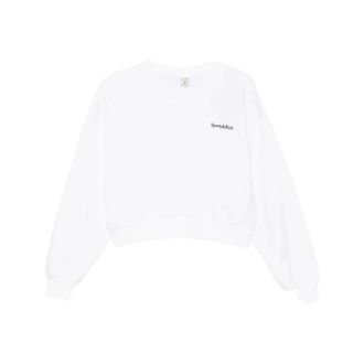 Sporty & Rich Femme, Sweatshirts et sweats &agrave; capuche, Blanc, Taille: 40 FR SweaT-shirt