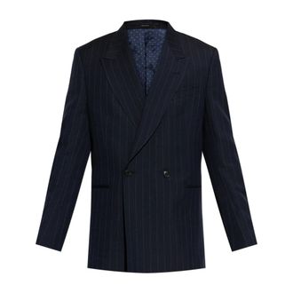 Paul Smith Homme, Vestes, Bleu, Taille: M Blazer crois&eacute; &agrave; rayures