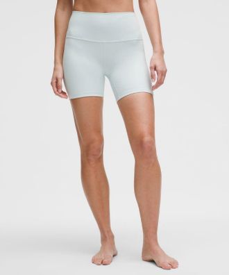 lululemon Align Shorts mit hohem Bund f&uuml;r Frauen - 15 cm - Gr&ouml;&szlig;e 12 in Mint Breeze