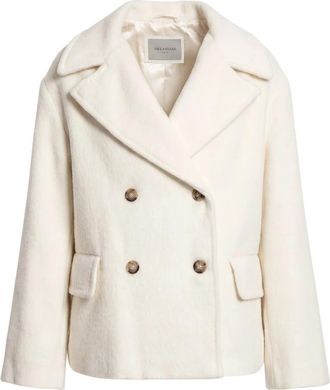 Paul & Shark Manteau Court en Laine - Femme - Manteaux - Blanc - Taille: 40 FR