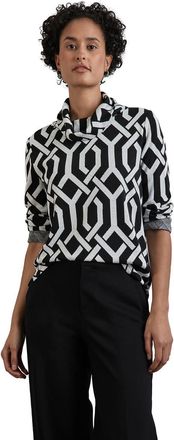 Street One Damen A321984 Jaquard Shirt,Mehrfarbig, 42