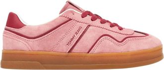 Tommy Jeans Femme, Chaussures, Rose, Taille: 38 EU sneaker Pelle