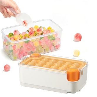 KASANOVA 1 Eis mit gelber Schale, Polypropylen PET-Kunststoff