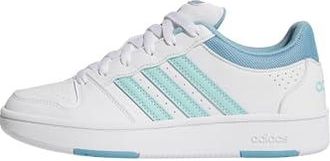 adidas Femme Hoops Classic Shoes, FTWR White/Flash Aqua/preloved Blue, 36 2/3 EU