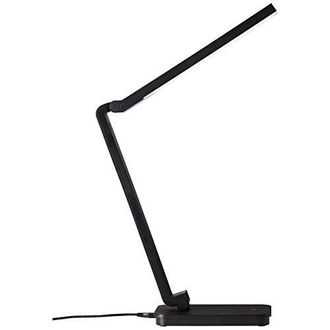 Brilliant lampe Tori LED lampe de table noir | 1x SMD LED 5W int&eacute;gr&eacute;, 320lm, 5000K | Gradable &agrave; linfini avec variateur tactile R&eacute;glable en hauteur et inclinaiso
