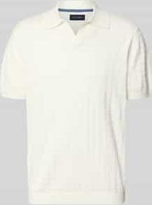 Christian Berg Regular Fit Poloshirt mit Strukturmuster