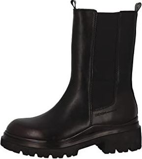 Tom Tailor Femme 4295208 Bottine Chelsea, Noir, 41 EU