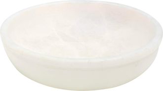 MaMeMi Speckstein Räucherschale weiß [RUND Durchmesser 10 cm FEUERFEST]- zum Räuchern auf Räucherkohle