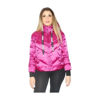 Ciesse Piumini Metallische Nylon V-Gesteppte Eco Jacke - - Jackets - Damen - Rosa - S