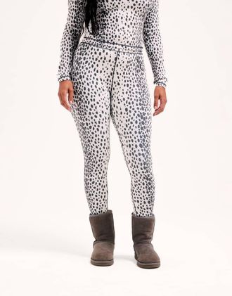 Juicy Couture Thermo-Leggings mit Leopardenmuster, Kombiteil-Bunt