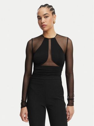 Elisabetta Franchi Body BO-030-62E2-V300 Schwarz Slim Fit