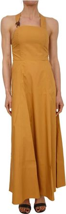 Nenette Femme, Robes, Orange, Taille: 44 FR Abito Curcuma
