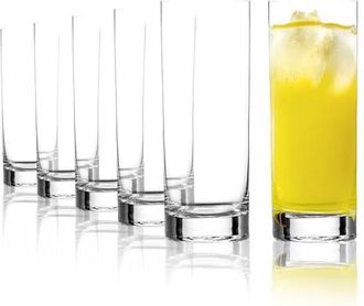 St&ouml;lzle Verres Highball New York Bar 6 Pi&egrave;ces 450 ml - Verres &agrave; Cocktails &Eacute;l&eacute;gants pour Long Drinks, Eau & Jus - Gobelets en Cristal Haut de Gamme - R&eacute;sistant