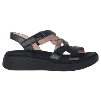 Wonders Schwarze Cordelia Sandale - Damen - - Shoes - Damen - Schwarzk - 36 EU