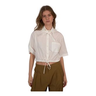 ottod'Ame Damen, Blusen & Hemden, Wei&szlig;, XSGr&ouml;&szlig;e