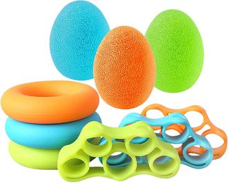 Generic Manueller Stretcher, Fingerdehnung, Unterarmtrainer, Grifftrainer, Fingertrainer, Hand&uuml;bung, Quadratisch, Kraftring, Stressball f&uuml;r Musiker