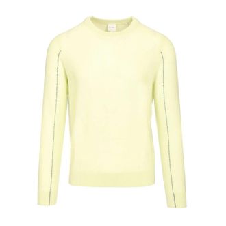 Paul Smith Merino-Woll Pullover mit Rundhalsausschnitt - - Knitwear - Herren - Gelb - M