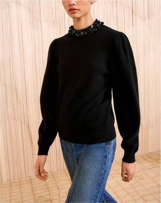 Ulla Johnson Pull Kalani Brodée Cachemire Ulla Johnson