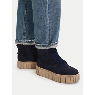 Tamaris Schn&uuml;rschuhe Tamaris 1-25267-45 Dunkelblau