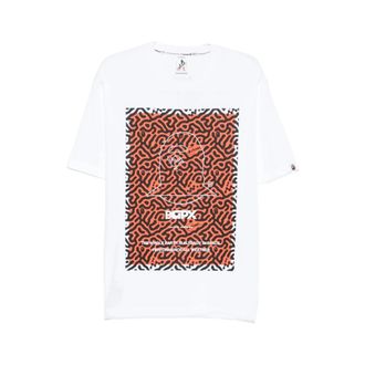 A Bathing Ape T-Shirt - - Tops - Herren - Wei&szlig; - 2XL