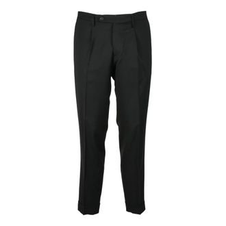 Michele Carbone Elegante Hose aus reiner Wolle - - Trousers - Herren - Schwarzk - W38