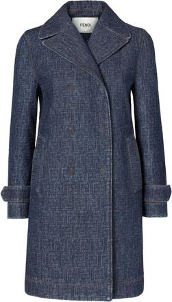 Fendi Damen, M&auml;ntel, Blau, XSGr&ouml;&szlig;e