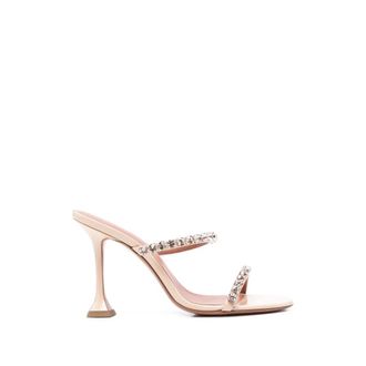 Amina Muaddi Damen, Schuhe, Rosa, 40 EUGr&ouml;&szlig;e