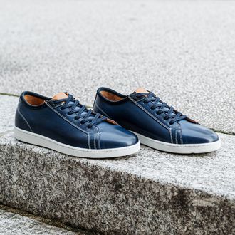 Bexley Milanesia - Sneaker homme bleu patin&eacute;