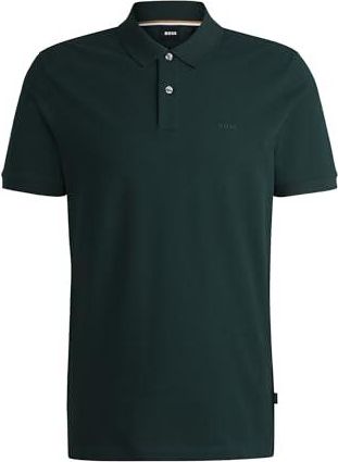 HUGO BOSS BOSS Hommes Pallas Polo Pallas en piqué de Coton avec détails logotés