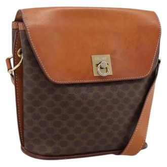 Celine Sac bandouli&egrave;re vintage Pre-owned - Femme - Pre-owned - Brun - Taille: ONE Size