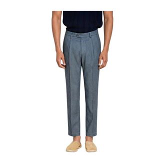 Mason's Torino 1 Pinces Flex Chino Pants - - Trousers - Herren - Blau - M
