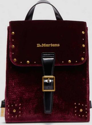 Dr. Martens Mini Samt Rucksack in Rot