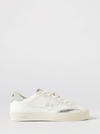 Sun 68 Sneakers aus Leder und Glitzer
