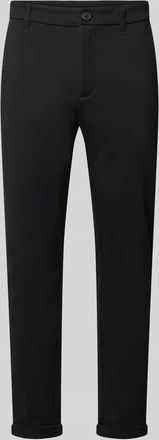 Lindbergh Slim Fit Hose mit Viskose-Anteil in verk&uuml;rzter Passform
