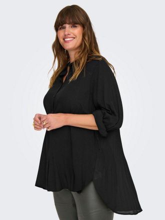 Only Carmakoma Longbluse CARFREYJA L/S LONG SHIRT WVN Viskosemischung