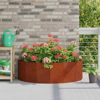 vidaXL vidaXL Jardini&egrave;re Rouill&eacute; 120 x 60 x 35 cm