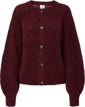 Vero Moda Y.A.S Yasjohi Ls Wool Knit Cardigan S. Noos, Port Royale, XL Femme