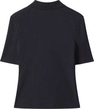Maison Kitsun&eacute; Organic Cotton Polo - Black