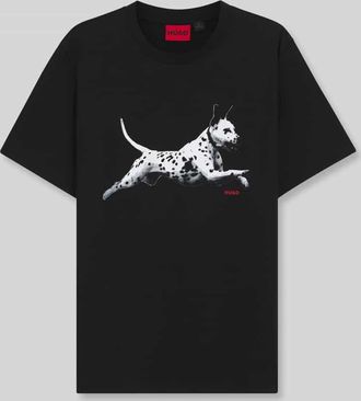 HUGO BOSS Regular Fit T-Shirt aus reiner Baumwolle