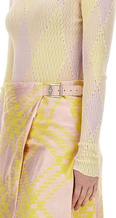 Burberry Check Pattern Cotton-Silk Blend Shirt - Multicolor
