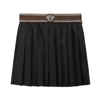 Versace Medusa 95 Faltenrock - - Skirts - Damen - Schwarzk - M