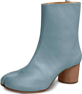 Maison Margiela Femme, Chaussures, Gris, Taille: 38 1/2 EU Tabi Bottes &agrave; cheville