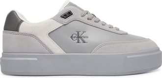 Calvin Klein Sneakers Calvin Klein Prime Cupsole Laceup Lth-Su Ml HM0HM02449 Grau