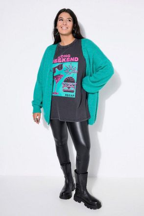 STUDIO UNTOLD Strickjacke Strickjacke oversized V-Ausschnitt