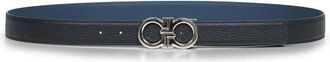 Ferragamo Homme, Accessoires, Noir, Taille: 110 CM Double Gancini Belt